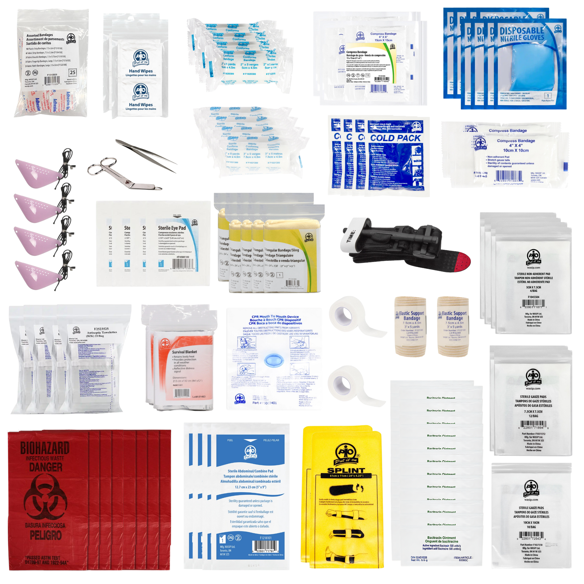 Type 3, Large Intermediate First Aid Kits — The Rag Factory