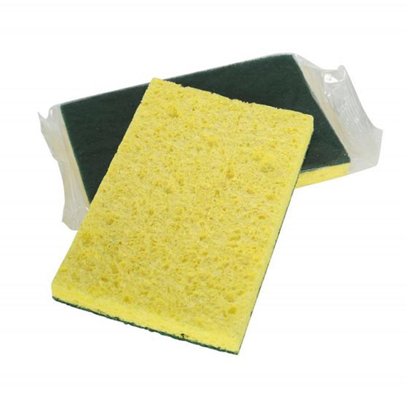 6" x 4" Heavy Duty Cellulose Scour Sponge — The Rag Factory