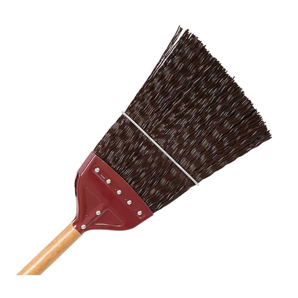 Railroad Track Broom w/48" Wood Handle — The Rag Factory